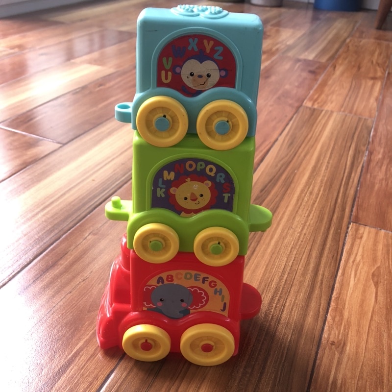 Jual fisher price stack and roll train seken | Shopee Indonesia