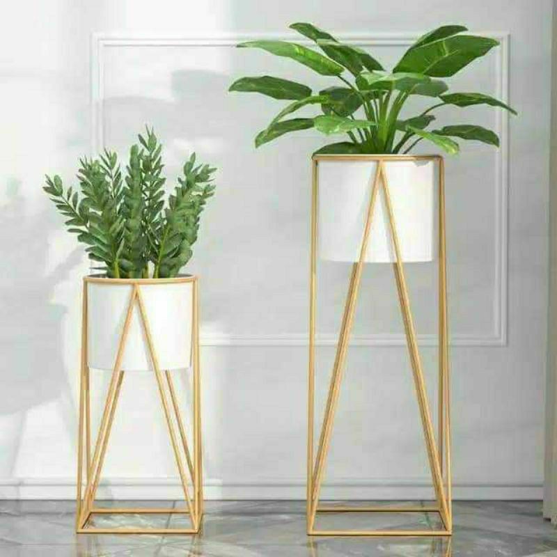 Jual standing pot bunga besi | Shopee Indonesia