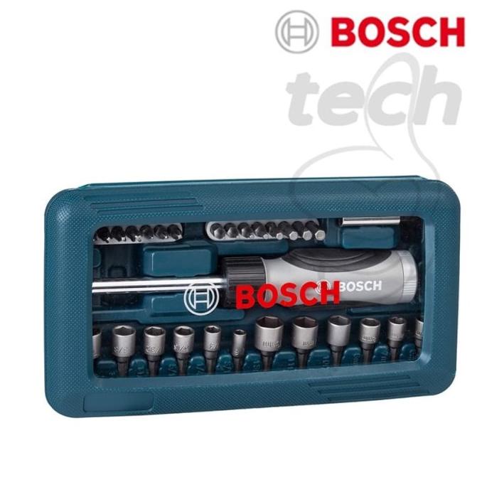 Jual Mata Obeng Sok Socket Screwdriver Set Hand Tool Kit Bosch 46 pcs ...