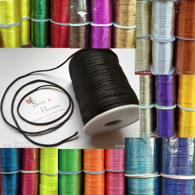 Jual Tali Satin/Tali Cina 2 mm | Shopee Indonesia