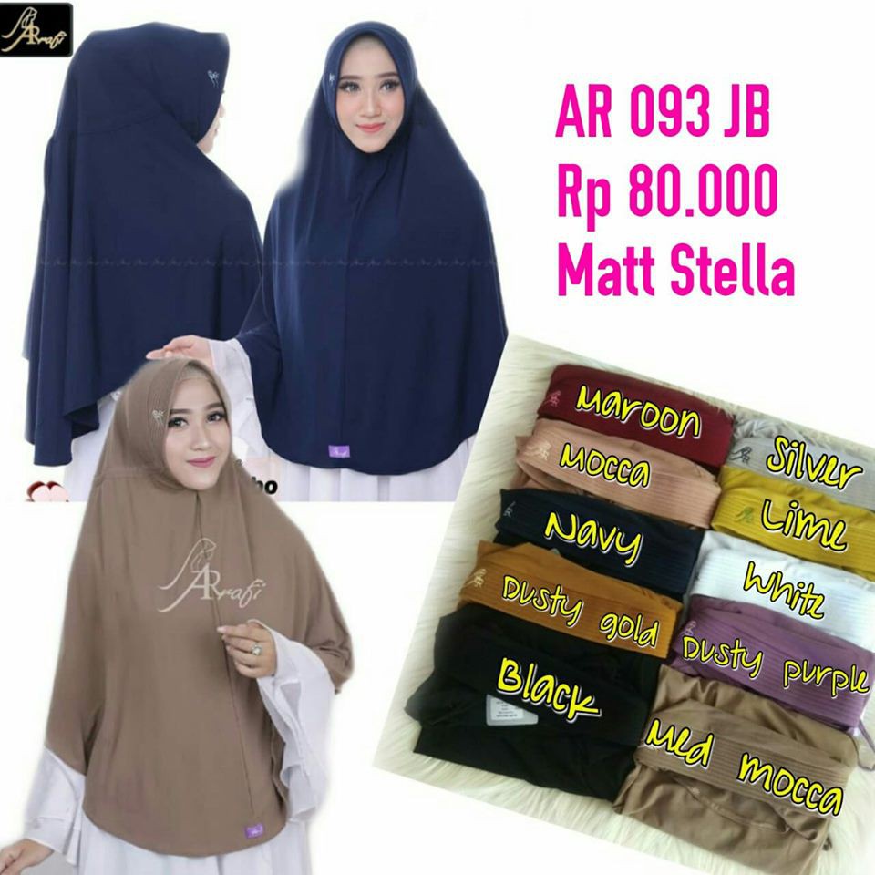 Jual AR 093 Jumbo Instant (Original Hijab Ar Rafi) | Shopee Indonesia