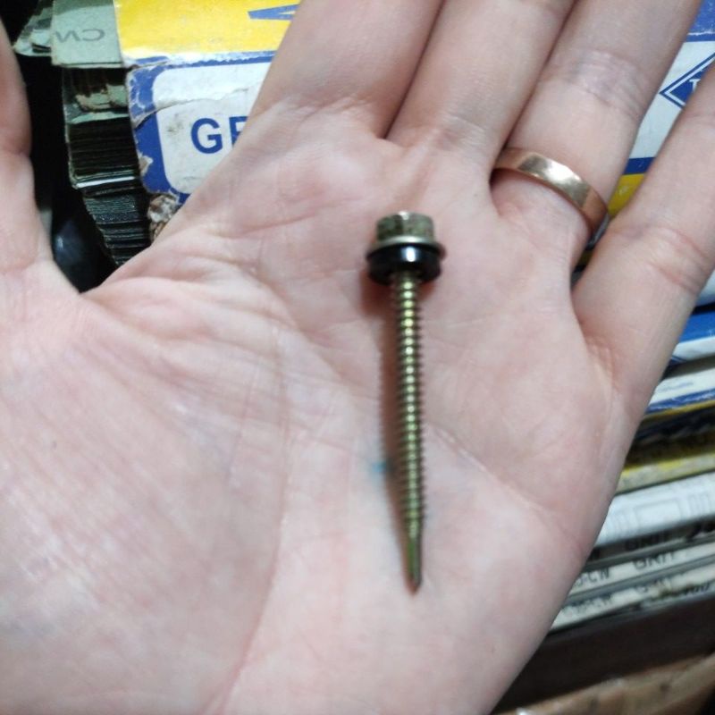 Jual baut seng baut roofing/baut spandex baut atap ukuran 50ml ( 5cm ...