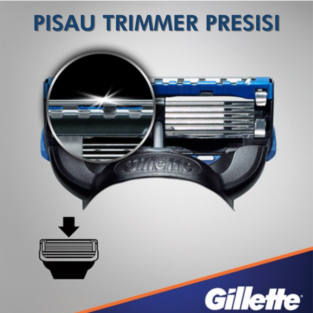 Jual Gillette Pencukur Fusion 5 Proglide Pisau Cukur Refill - Isi 4 ...
