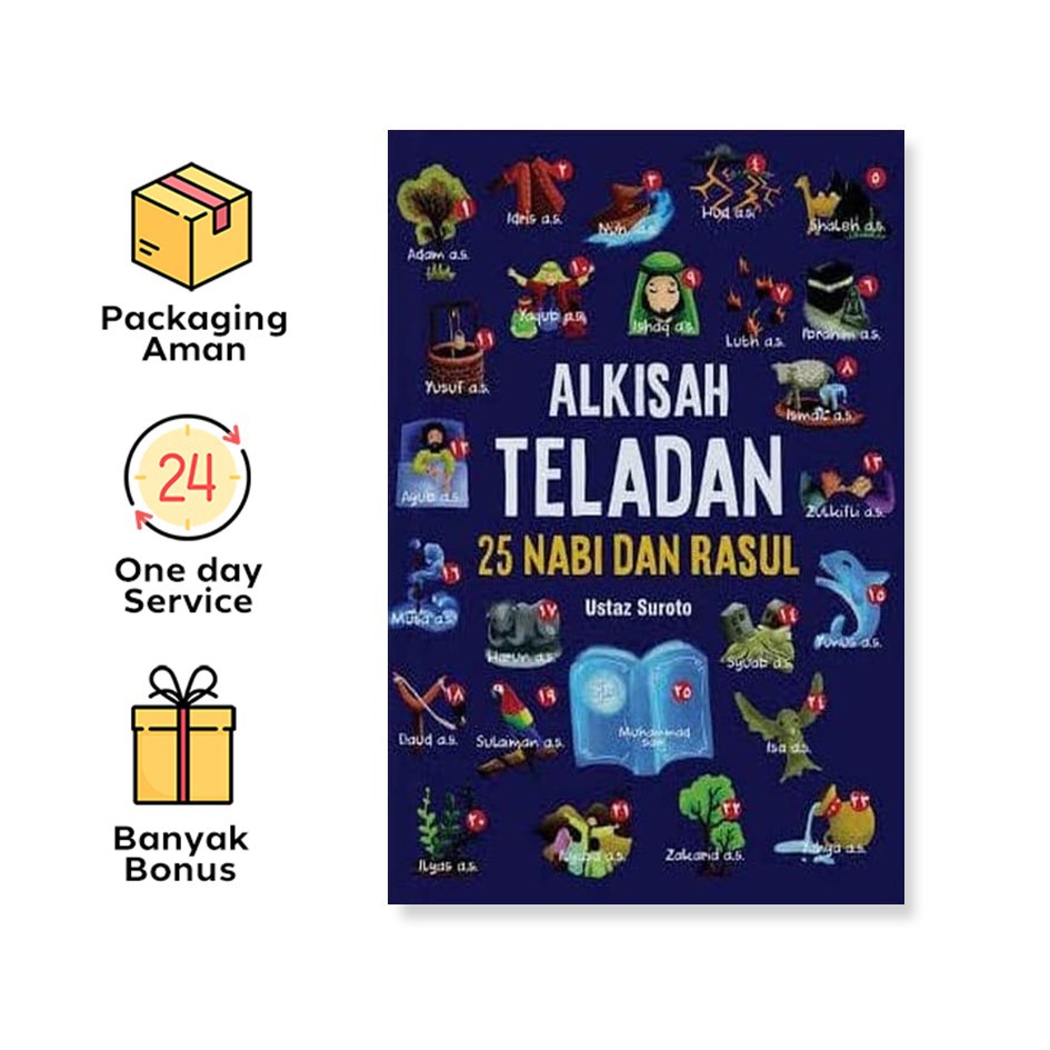 Jual Alkisah Teladan 25 Nabi Dan Rasul (Muezza) | Shopee Indonesia