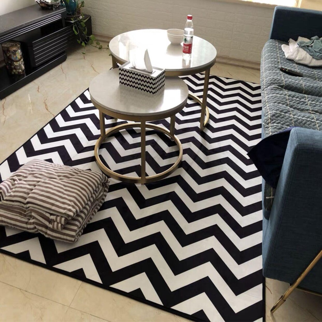 Jual Karpet Lantai Permadani 160x210 cm ATAYA Karpet Monokrom Carpet ...