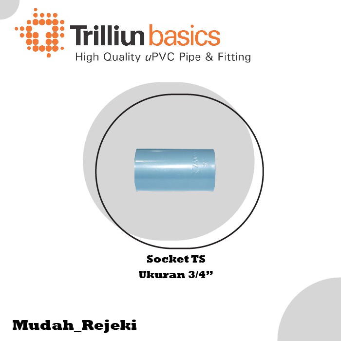 Jual Sambungan Pipa Socket / Sock / Sok TS Ukuran 3/4" Trilliun ...