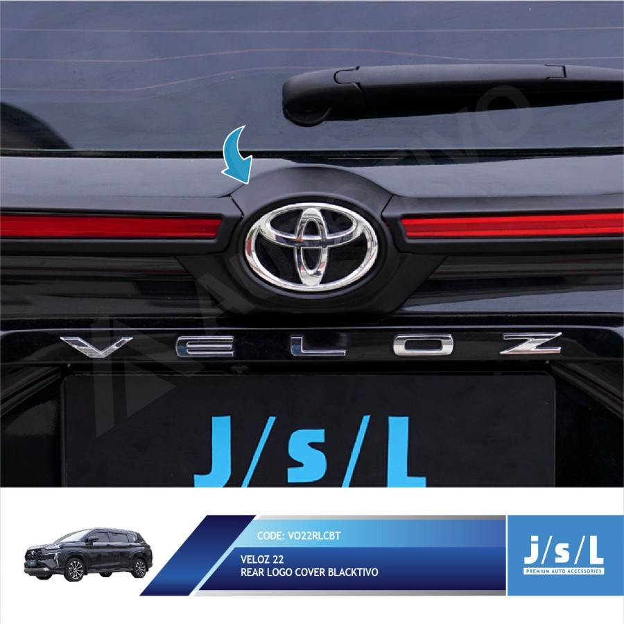 Jual Veloz 2022 2023 2024 Aksesoris Rear Logo Cover Emblem JSL | Shopee ...