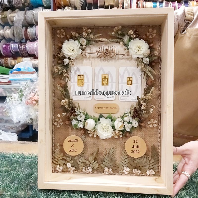 Jual Frame mahar rustic | Shopee Indonesia