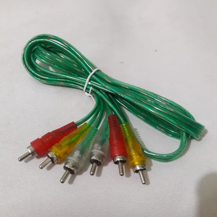 Jual Kabel Audio RCA 3 ke 3 ( 1,5 meter ) | Shopee Indonesia