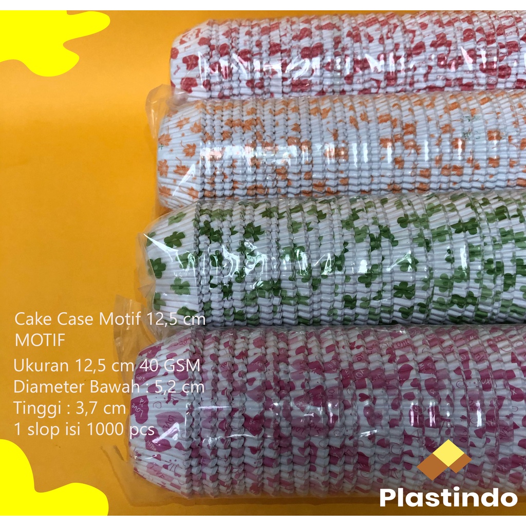 Jual Cake Case Lotus 12,5 cm Motif isi 1000 pcs | Cup Kue Jajan | Cup ...