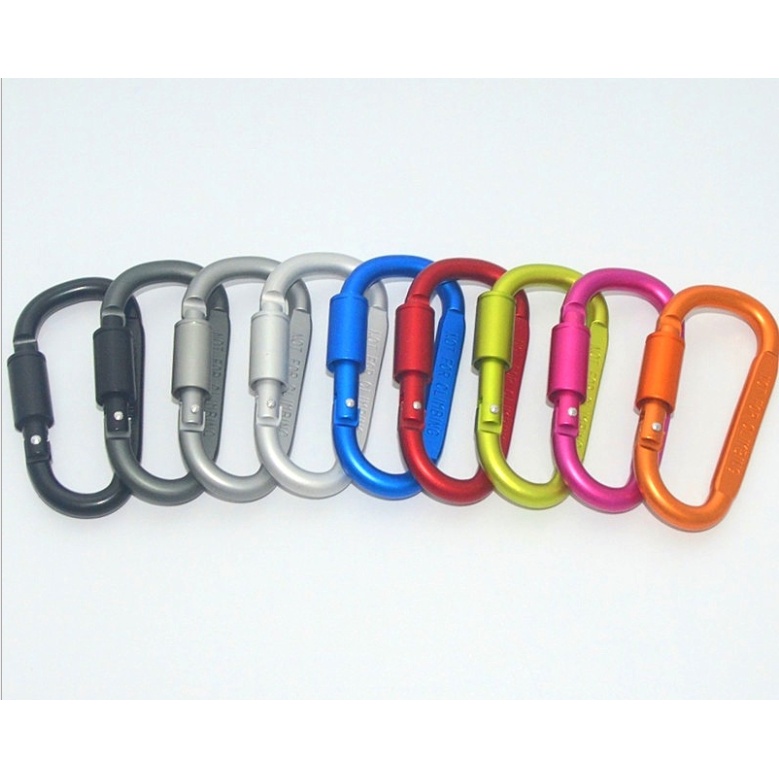 Jual LIXADA Gantungan Carabiner Aluminium Quickdraw Karabiner 12 Warna ...