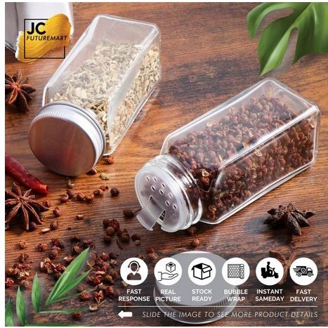 Jual Tempat BOTOL BUMBU MERICA GARAM lada cabe rempah bubuk dapur kaca ...