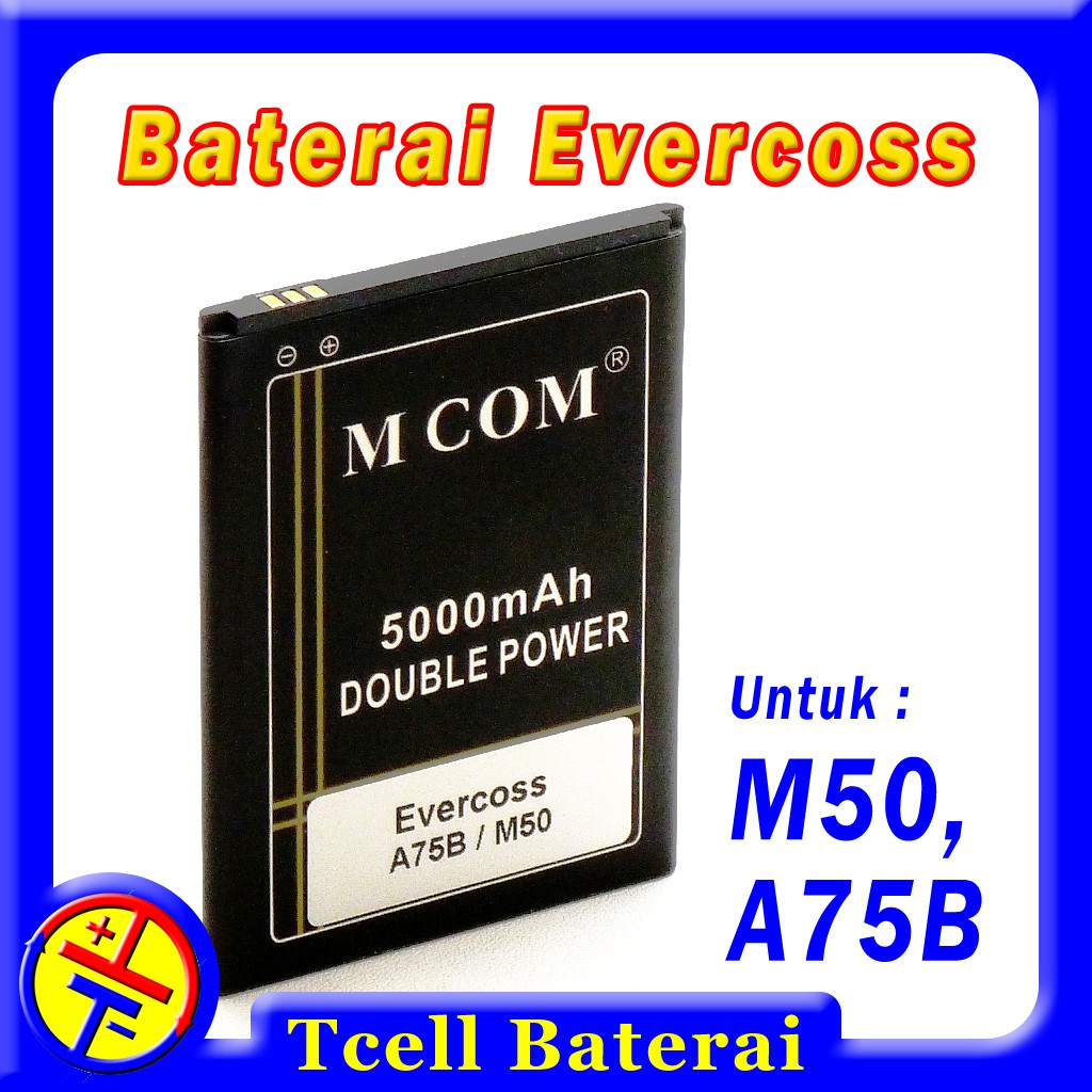 Jual Baterai Evercoss M50 A75B Mcom Batre M50 Star batrai M50A | Shopee ...