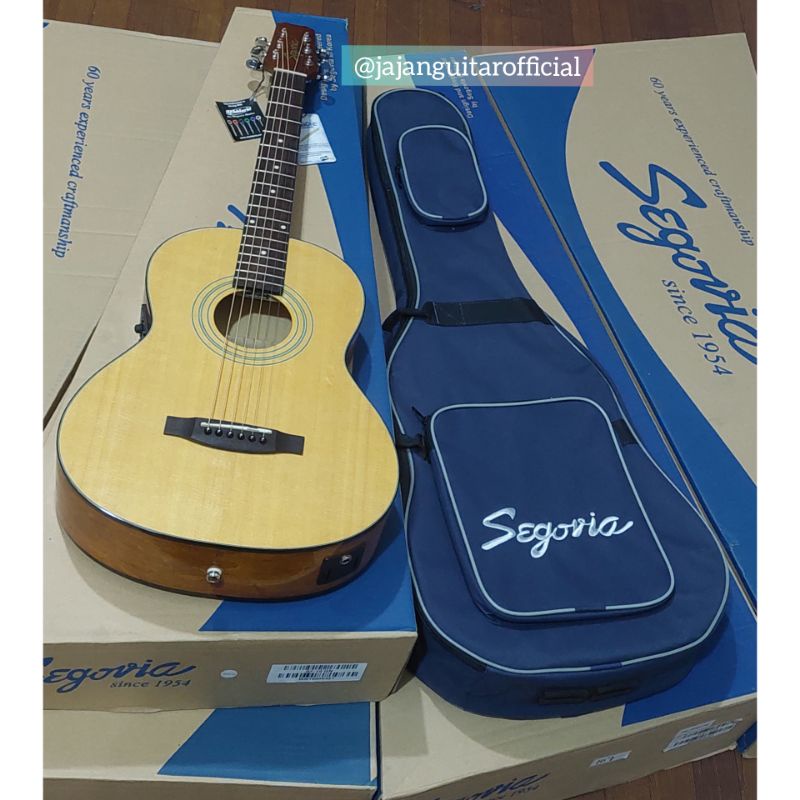 Jual Gitar Akustik Elektrik Original Segovia BF 10 GN 3/4 | Shopee Indonesia