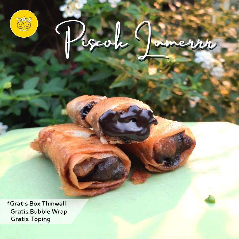 Jual Pisang Coklat - Piscok - Isi Coklat Lumer Frozen | Shopee Indonesia