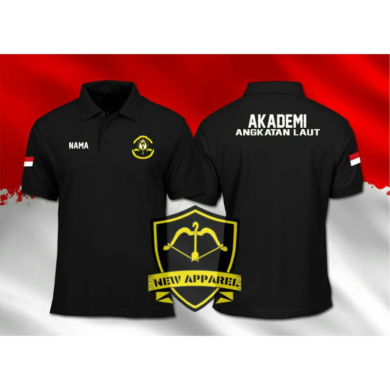Jual Kaos Polo/Polo Shirt AKADEMI ANGKATAN LAUT (Sablon) | Shopee Indonesia