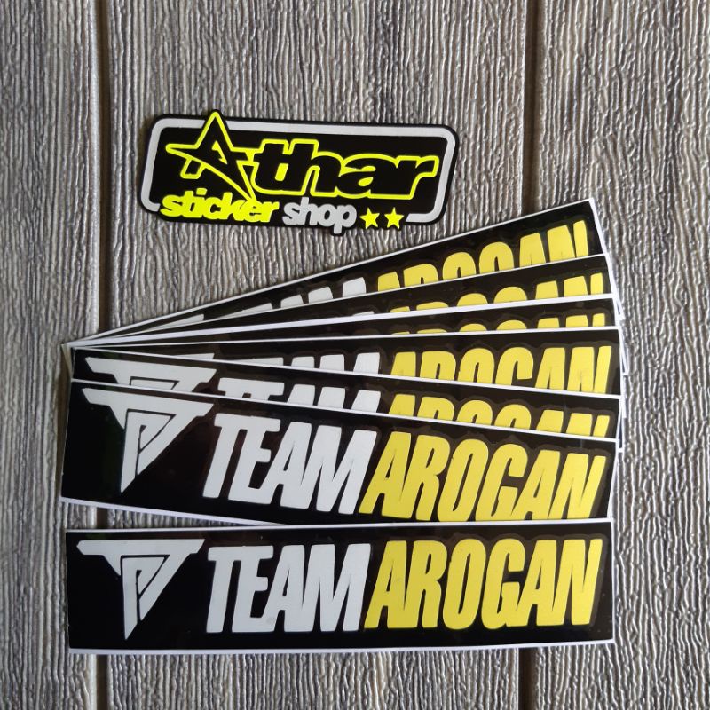 Jual STICKER TEAM AROGAN CUTTING STICKER CUTTING MOTOR CUTTING STICKER ...