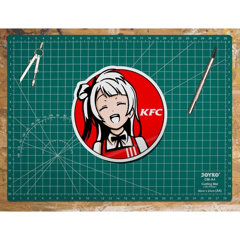 Jual Stiker Vinyl KFC-FCK-Sticker Motor Tumbler Laptop | Shopee Indonesia