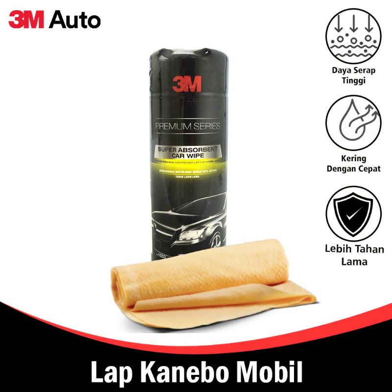 Jual 3M Auto Lap Kanebo Pengering Kendaraan 42x31.5 cm Premium Series ...