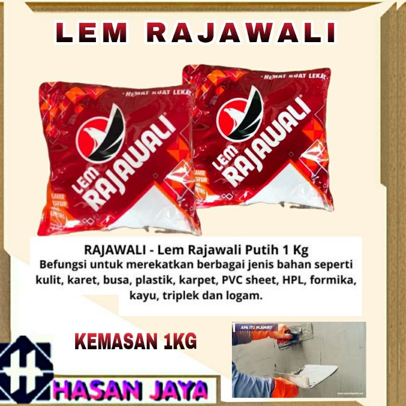 Jual LEM RAJAWALI 1KG PUTIH / LEM KAYU / LEM PVAC / LEM KEMASAN MURAH ...