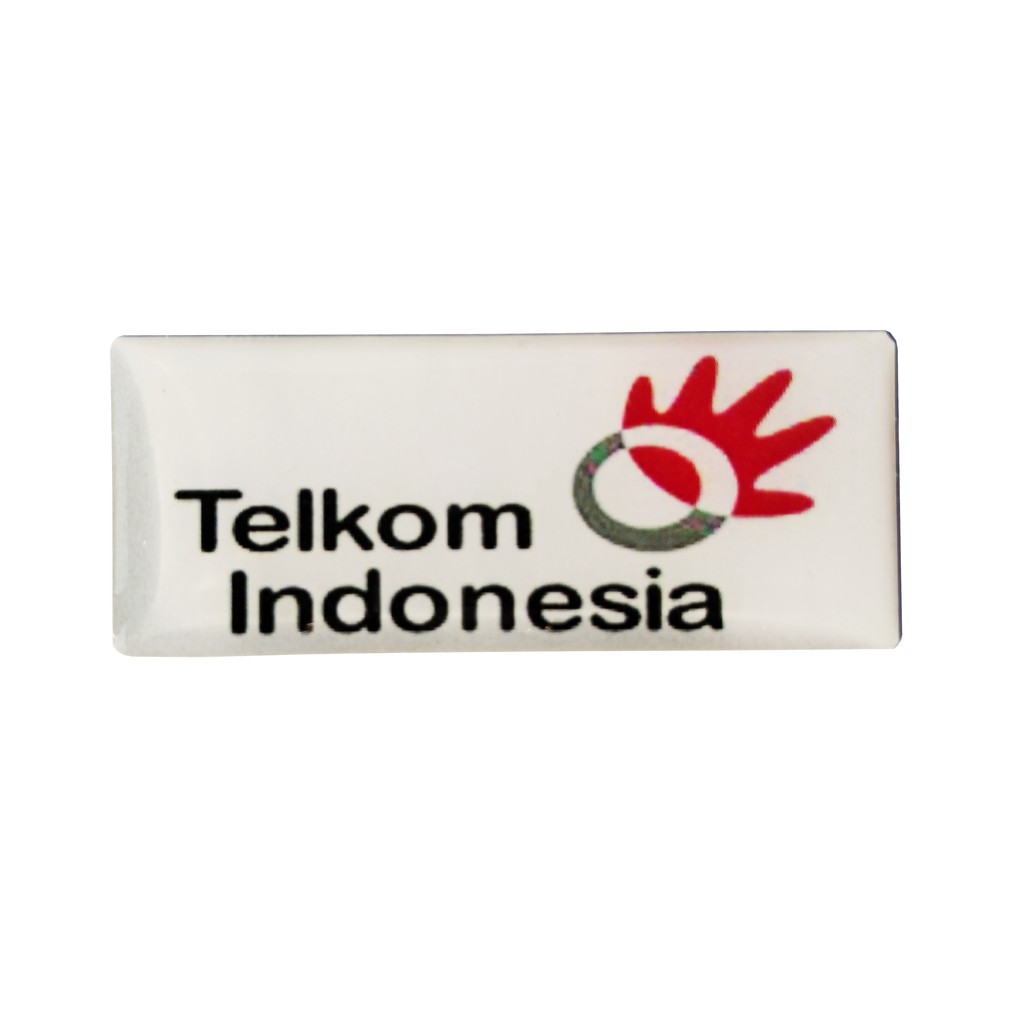 Jual Stiker Timbul Emblem Logo Perusahaan Telkom Indonesia Unik ...