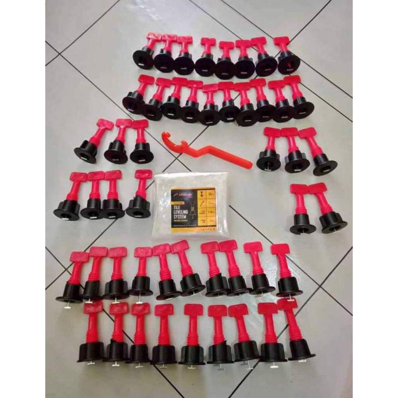 Jual REUSABLE TILE LEVELING / ALAT PERATA KERAMIK MODEL PUTAR ISI = 50 ...