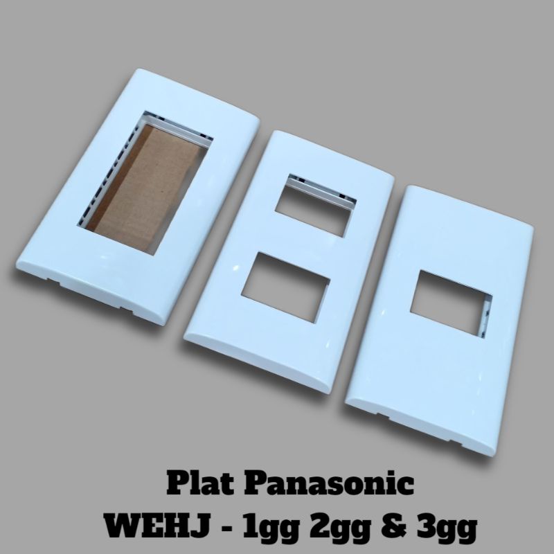 Jual plat panasonic 1, 2 dan 3 gang WEHJ 6801, 6802 dan 6803 | Shopee Indonesia