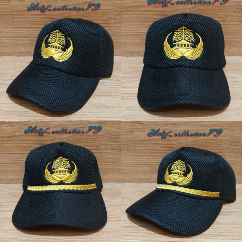 Jual Topi Korpri ASN Hitam Topi ASN Topi PNS | Shopee Indonesia