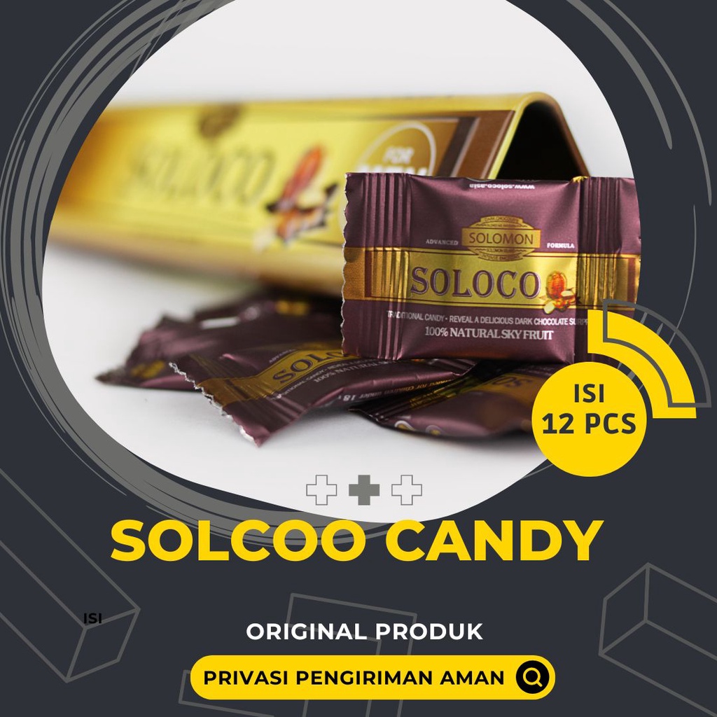 Jual PERMEN SOLOCO CANDY ORIGINAL 100% ASLI HOLOGRAM ECER / KALENG ...