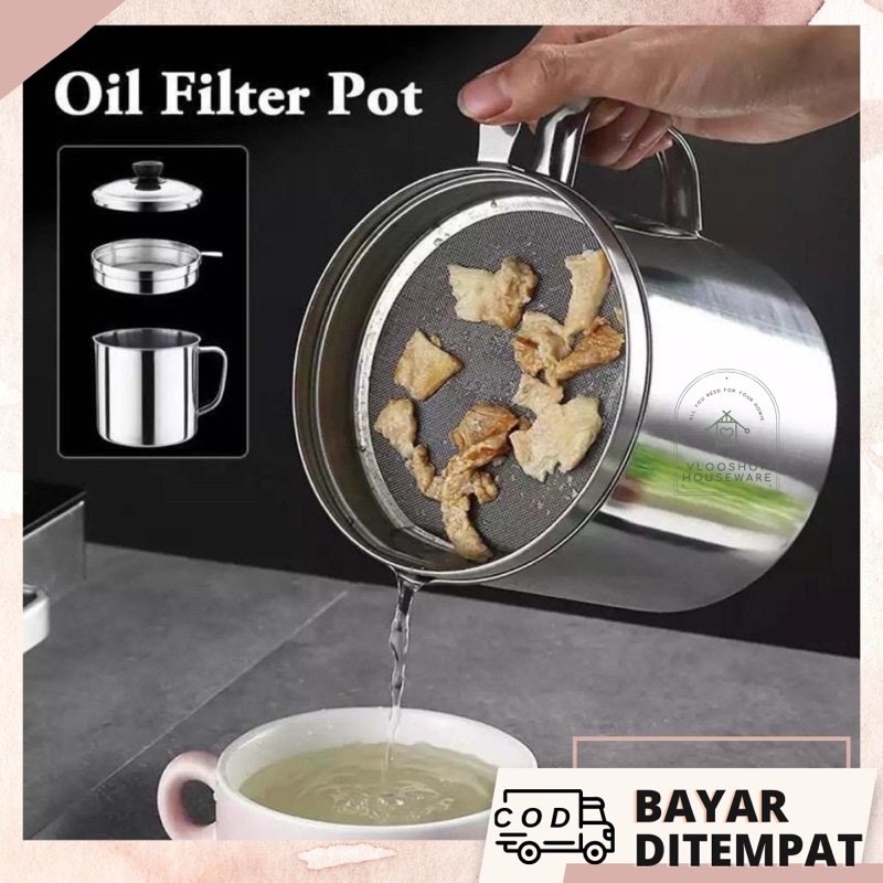 Jual OIL FILTER POT | TEMPAT MINYAK BEKAS 1,2L | PENYARING MINYAK BEKAS ...