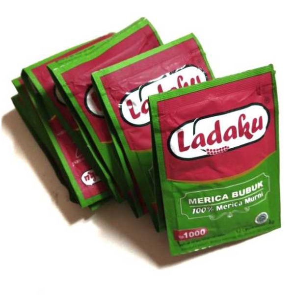Jual Ladaku Merica Bubuk Sachet @4 Gram (1 Pak / 6 Renceng / 72 Sachet ...