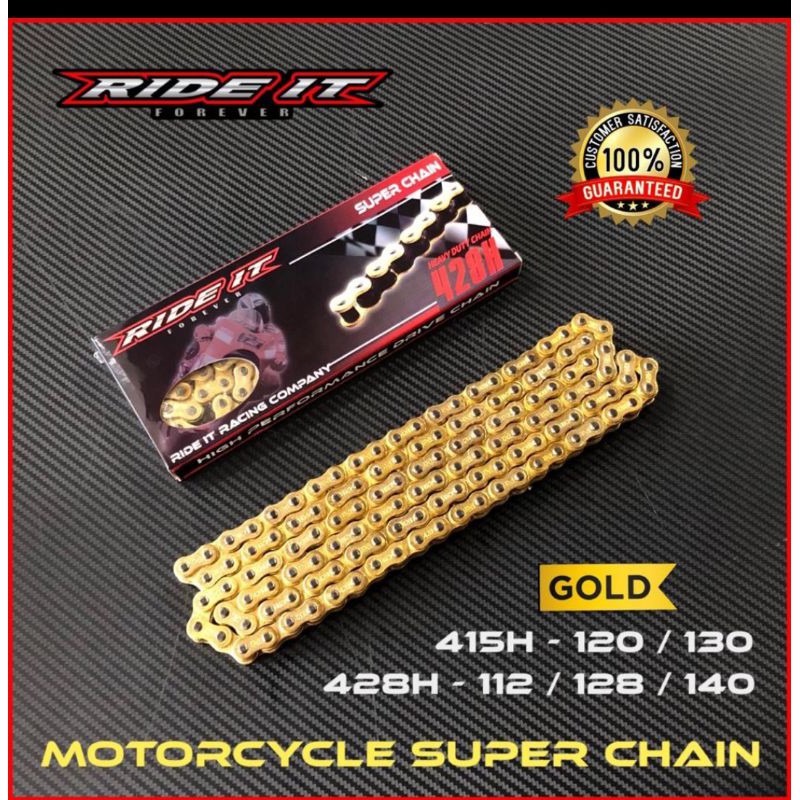 Jual RANTAI GOLD RIDE IT 415H -130L | Shopee Indonesia