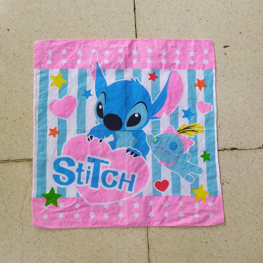 Jual sapu tangan disney stitch, scarf anabul anjing / kucing | Shopee ...