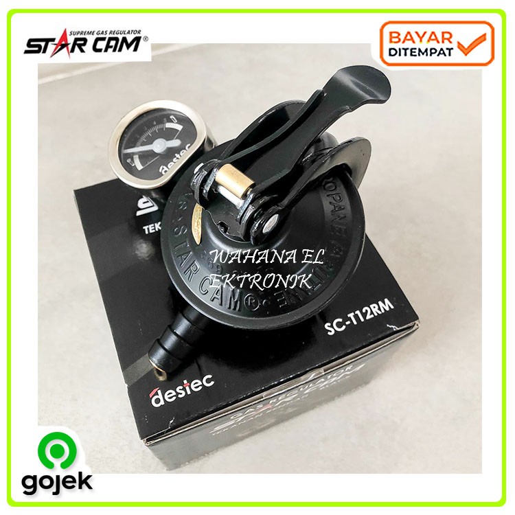Jual FREE BUBLE WARP STAR CAM SC T12RM Paket Selang - Regulator Gas LPG ...