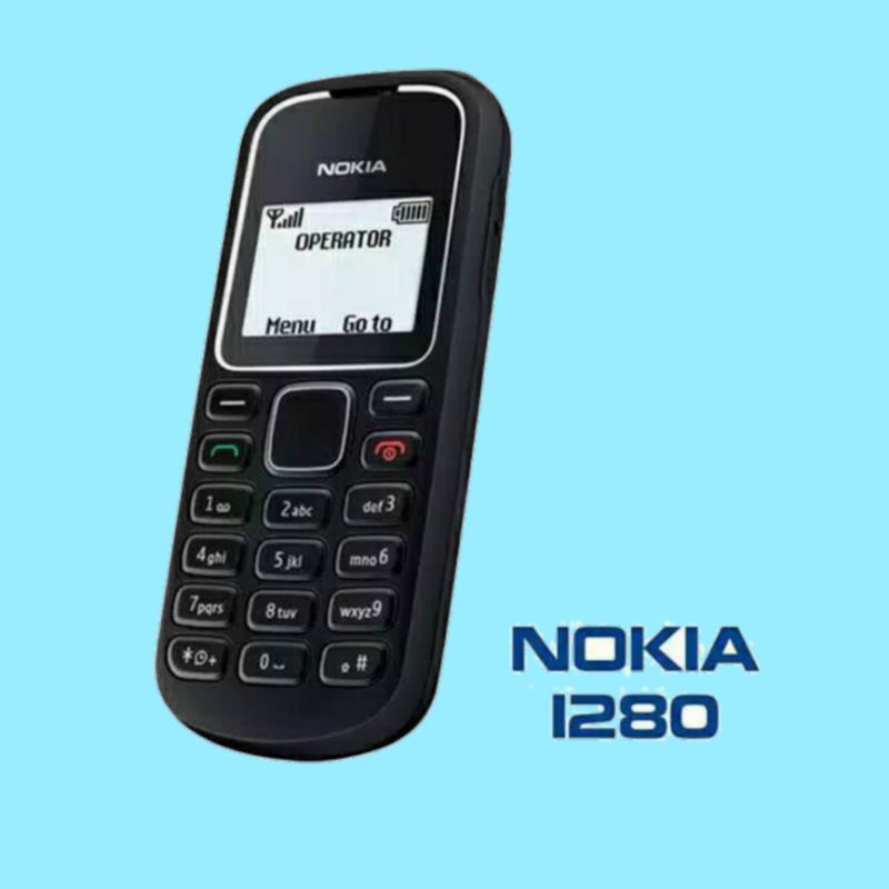 Jual handphone nokia 1280 single sim Hp nokia jadul 1280 nokia 1280 bergaransi | Shopee Indonesia