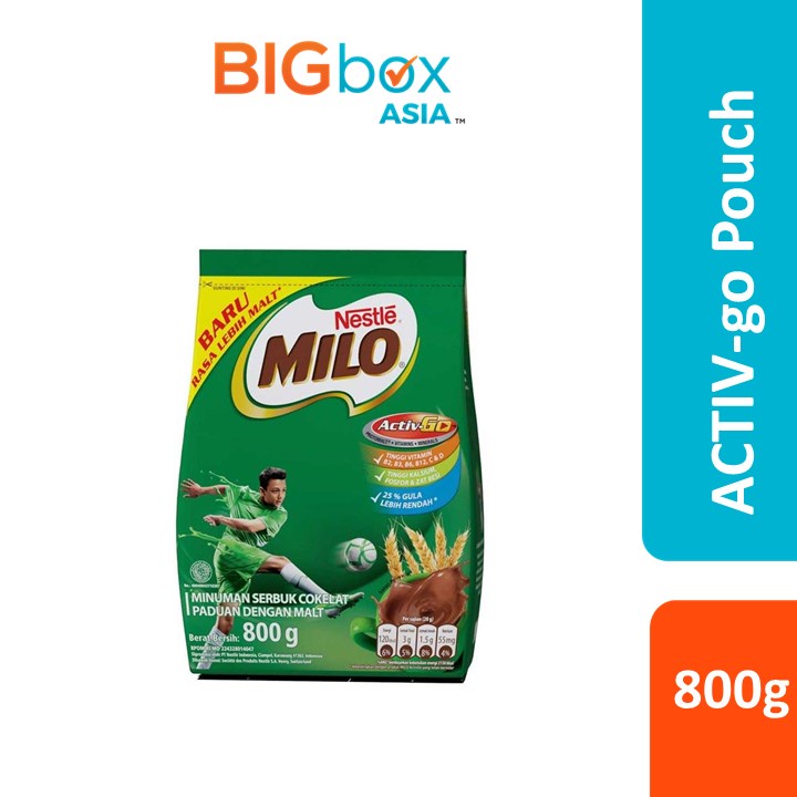 Jual MILO ACTIV-GO Pouch - 800g | Shopee Indonesia