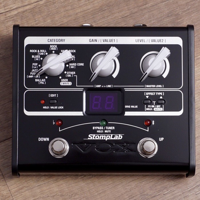 Jual Multi Effect VOX Stomplab 1G Model Pedal Plus Adaptor Original ...