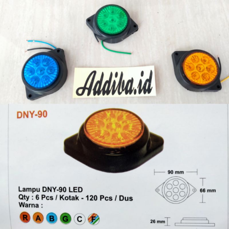 Jual Lampu LED Bak Truk Truck Bak DNY 90 7 LED Pickup Box | Shopee Indonesia