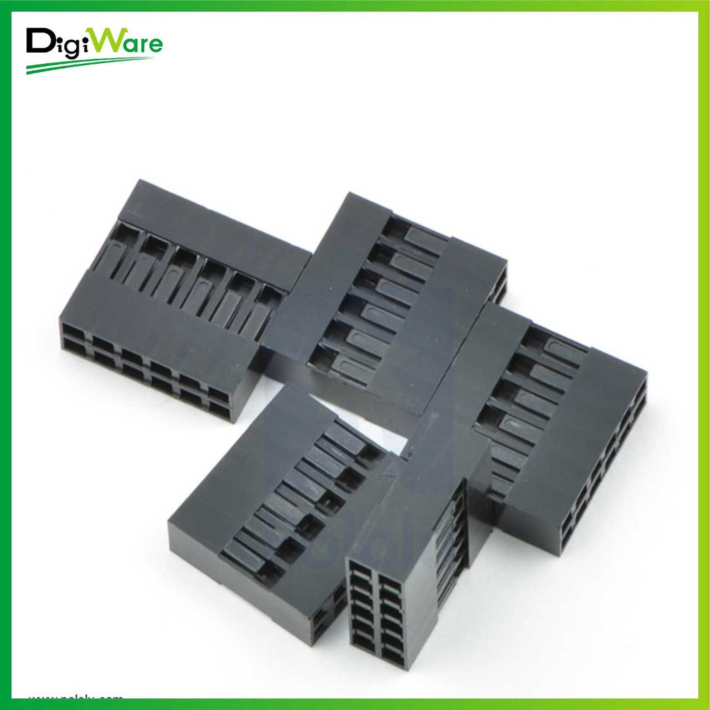Jual Black Housing Dupont Jumper Head Pin 2X6P + Pin pitch 2mm / Black ...