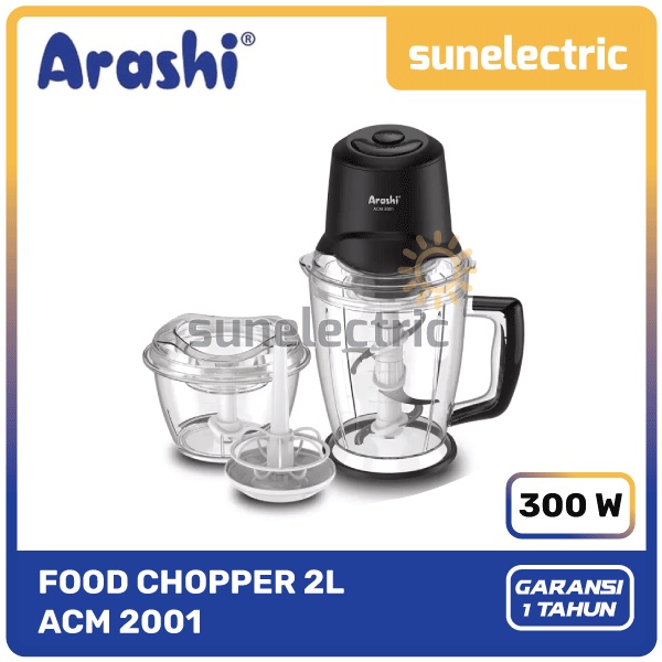 Jual Arashi Food Chopper Processor 2in1 Alat Penggiling Pencincang ...