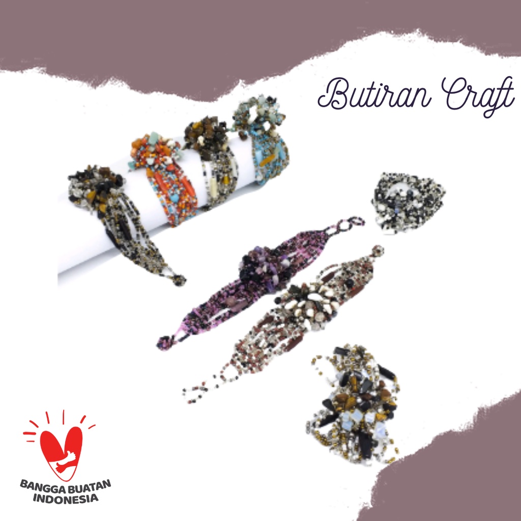 Jual Gelang Manik Monte Etnik Handmade Khas Bali (Renka Full Stone ...