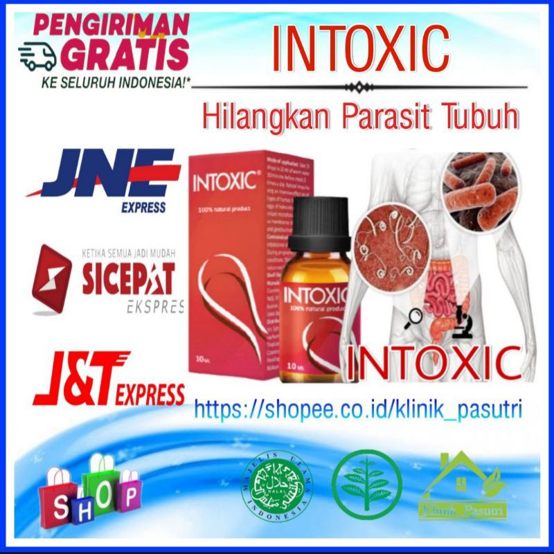 Jual Intoxic Asli Obat Cair Anti Cacing Parasit Teruji Berkhasiat ...