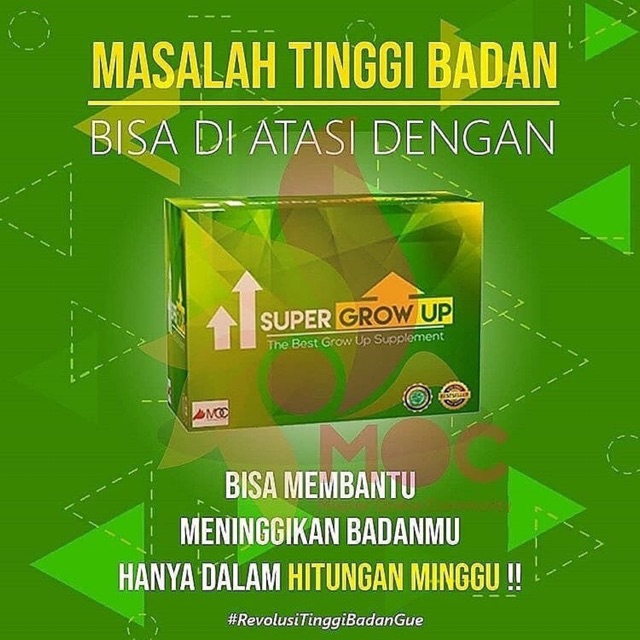 Jual Viral!! Super Grow Up Peninggi Badan terbaik dunia Super Grow Up ...