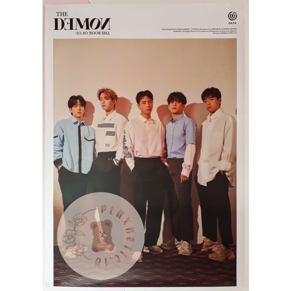 Jual Poster Official Day6 The Demon All Member Group Vertikal | Shopee ...