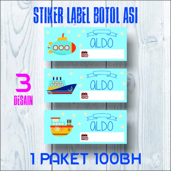 Jual STIKER LABEL BOTOL ASI STICKER LABEL SUSU BAYI MURAH | Shopee ...