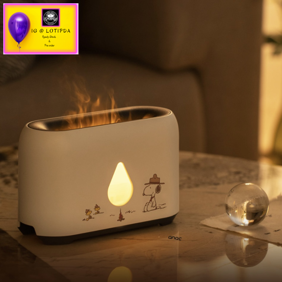 Jual KOREA PEANUTS, Snoopy Firework Mood lamp Humidifier / Diffuser ...