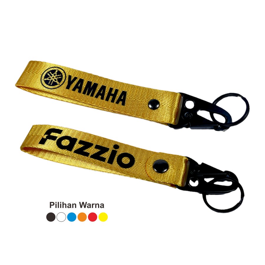 Jual Gantungan Kunci Motor Yamaha Fazzio - Keychain Carabiner webbing ...