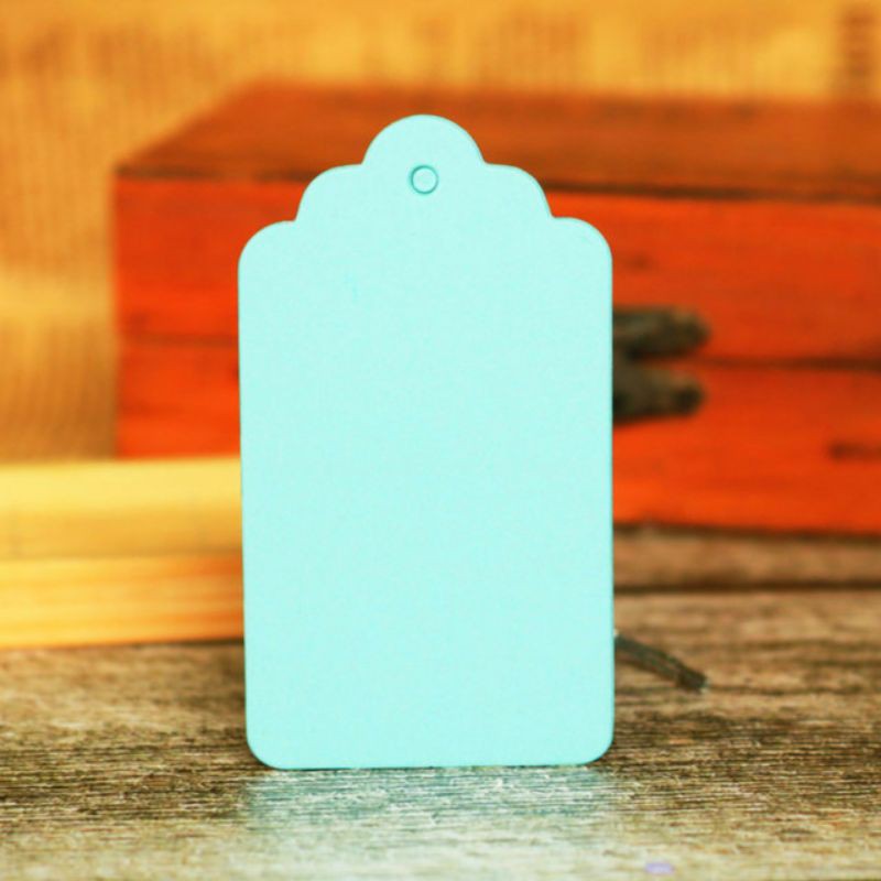 Jual HANG TAG POLOS warna hijau telor asin | Shopee Indonesia