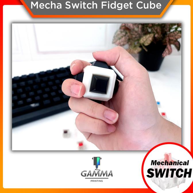Jual Mechanical Switch Fidget Cube Toy Mainan Penghilang Stress ...