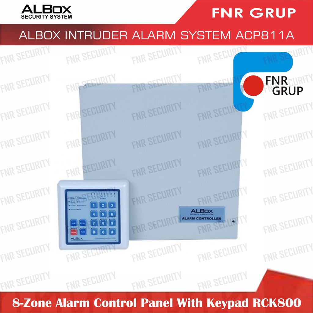 Jual Albox 8-Zone Alarm Control Panel With Keypad RCK800 (ACP811A ...